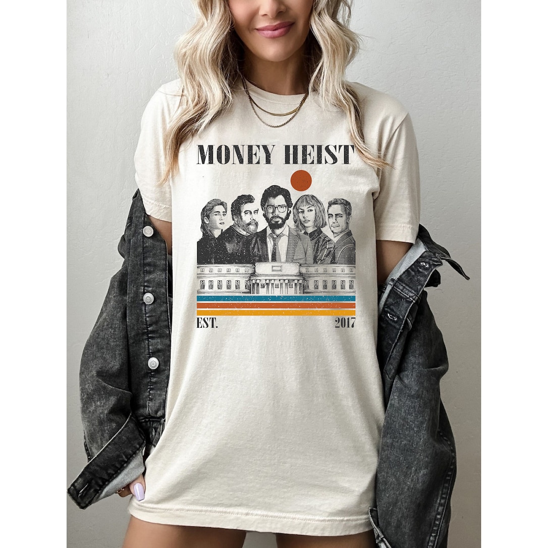 Money Heist Hoodie Money Heist Movie Money Heist Shirt - Etsy