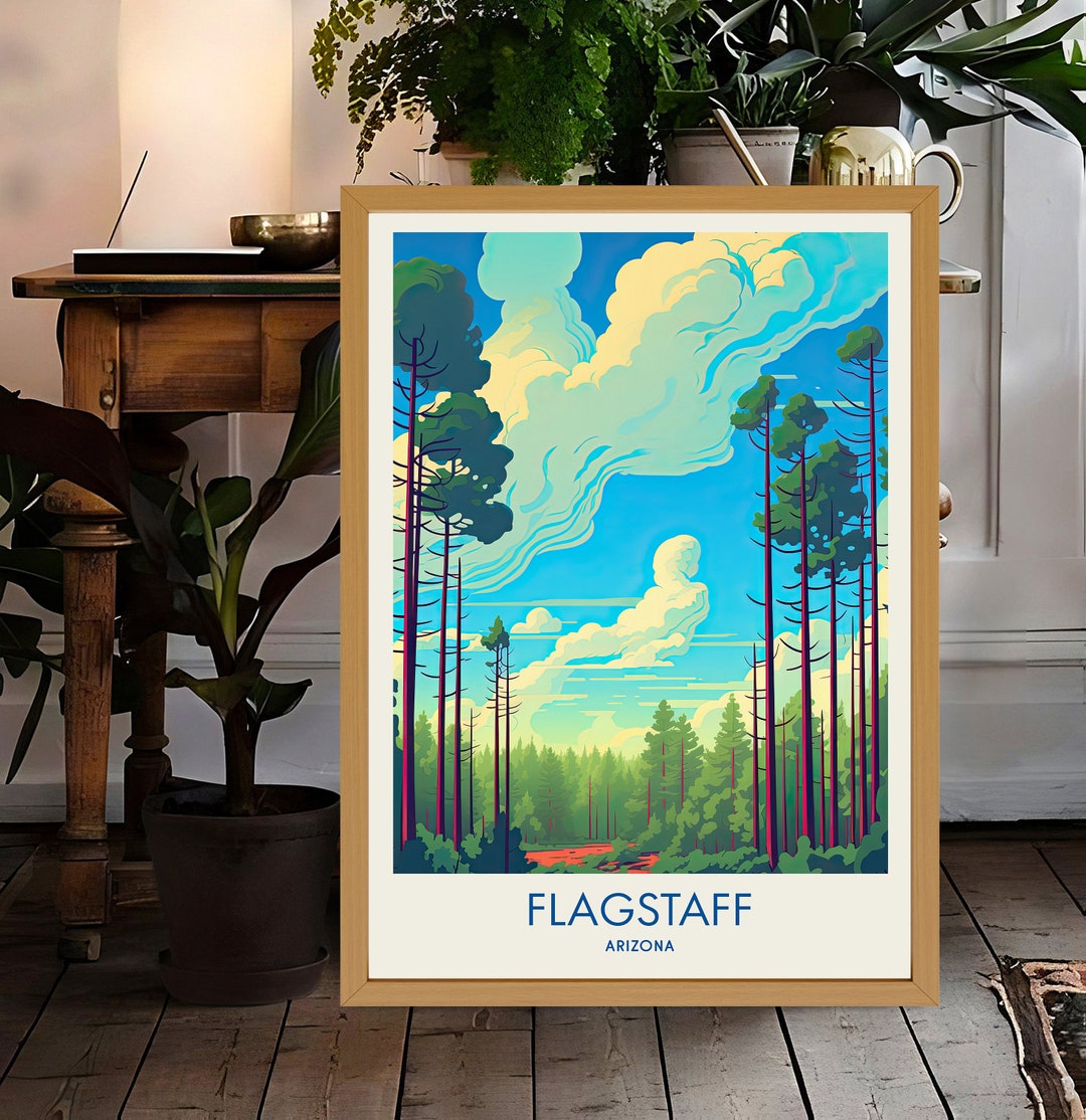 Flagstaff Poster Flagstaff Art Arizona Poster Arizona - Etsy