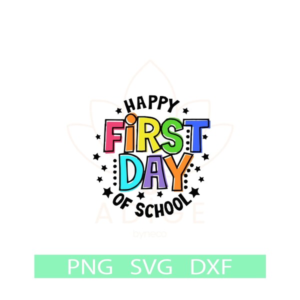 First Day of School Svg - Etsy