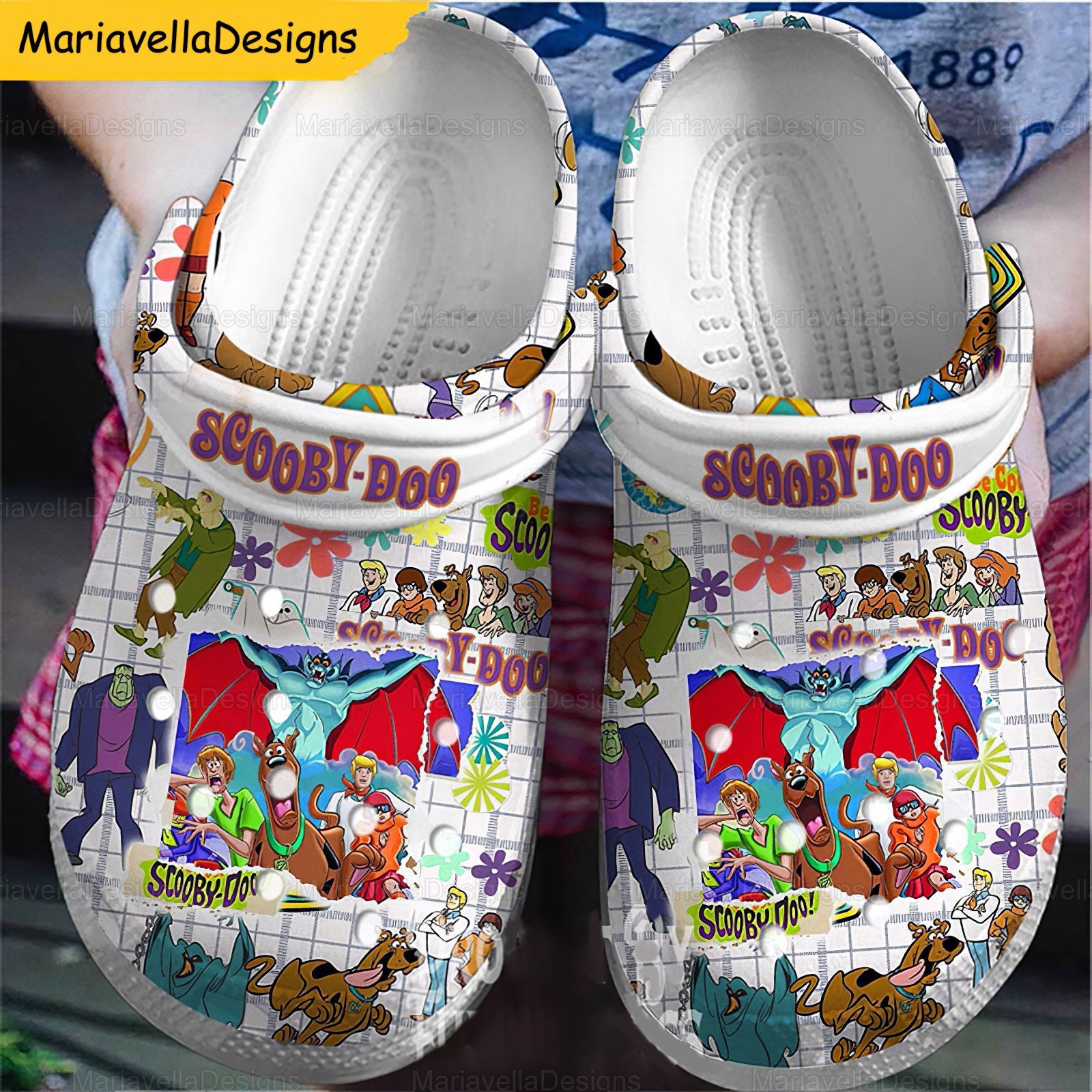 Scooby Doo Shoes Scooby Doo Sandals Cartoon Summer Shoes - Etsy