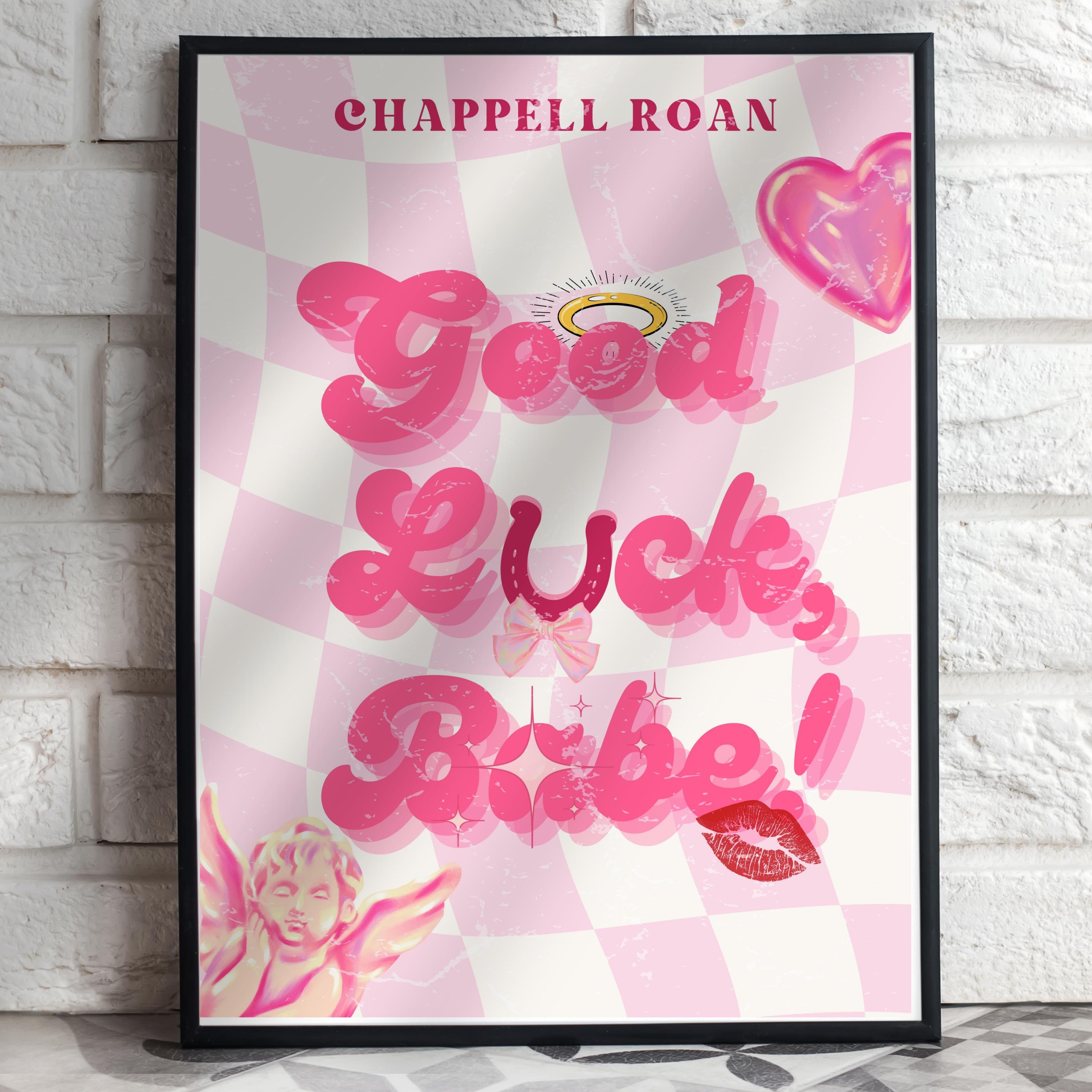 Good Luck, Babe Chappell Roan Art Print Poster, Wall Art, Wallpaper ...