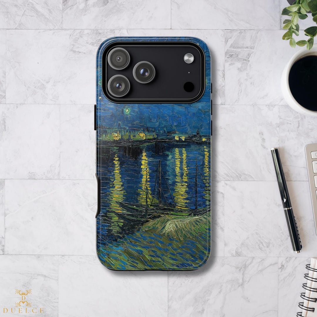 Van Gogh Starry Night Over the Rhone Phone Case, Magsafe Wireless ...