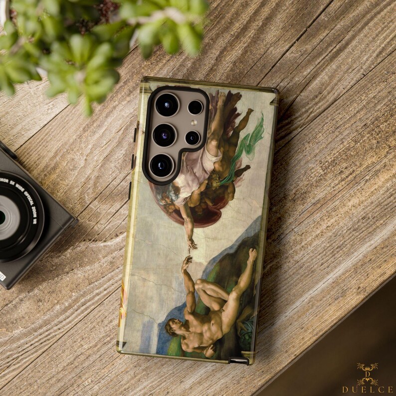 Michelangelo the Creation of Adam, Phone Case for iPhone Samsung Galaxy ...