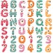 36 PNG Monster Alphabet Numbers Clipart, Monster PNG, Monster Letters ...