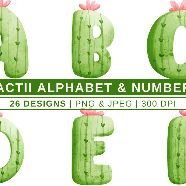 Cactus Clipart - Etsy