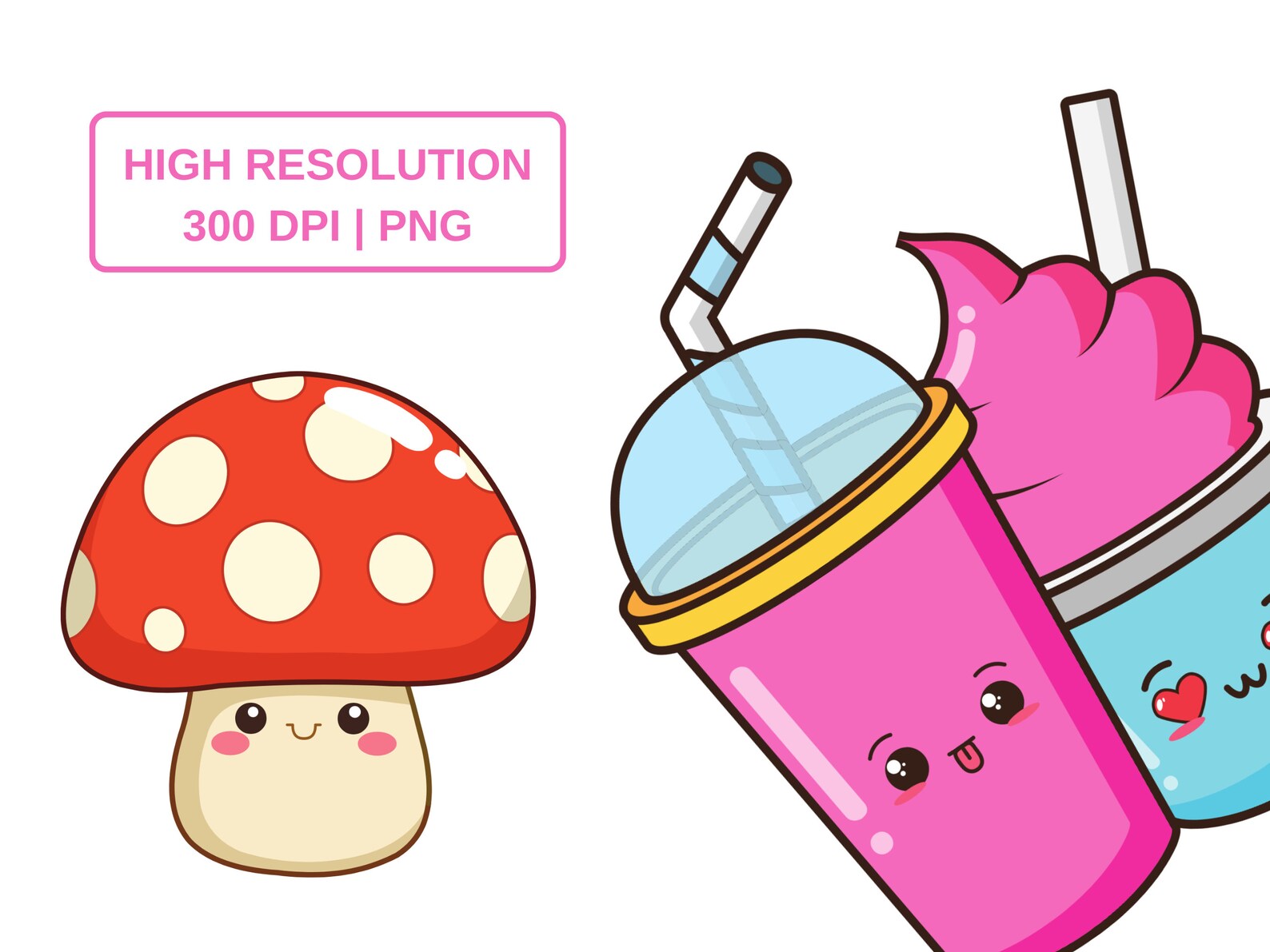 30 PNG Kawaii Food Cute Clipart, Kawaii Food Clipart, Food Clipart ...