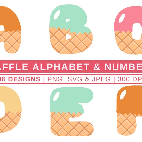 Ice Cream Letters - Etsy