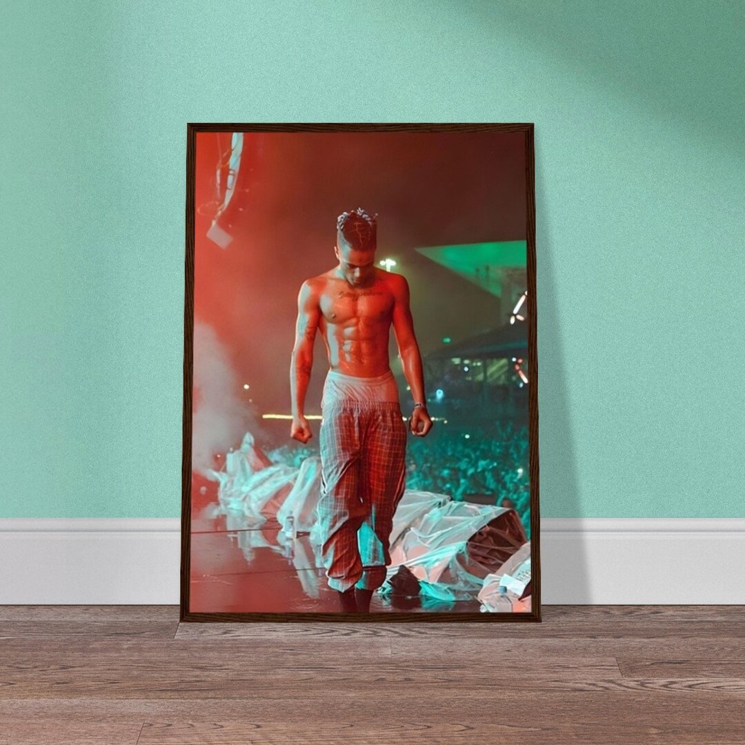 XXXTENTACION Inspired Wall Art Wooden Framed Poster - Etsy