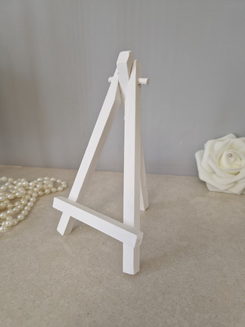 Mini Wooden Easel: Wedding Name Place or Table Number Holder - Etsy UK