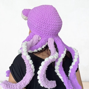 Octopus Hat Crochet Pattern Kids Adults Halloween Costume Crochet Sea ...