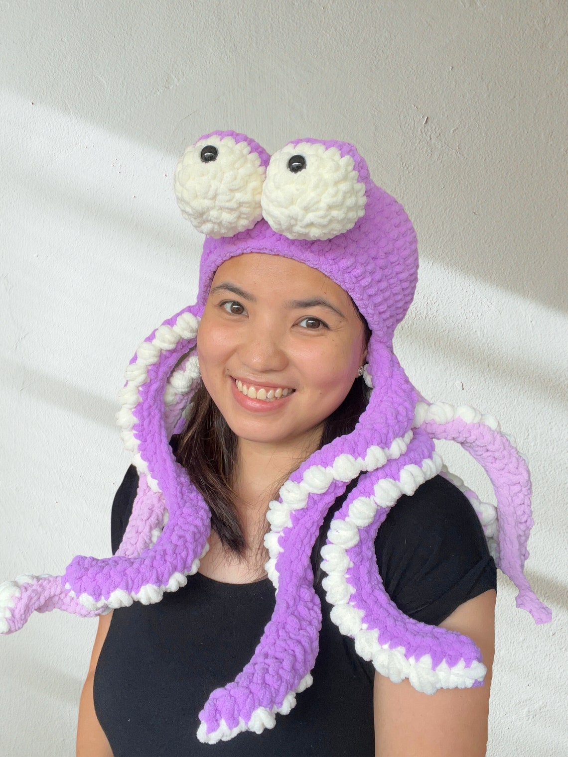 Octopus Hat Crochet Pattern Kids Adults Halloween Costume Crochet Sea ...