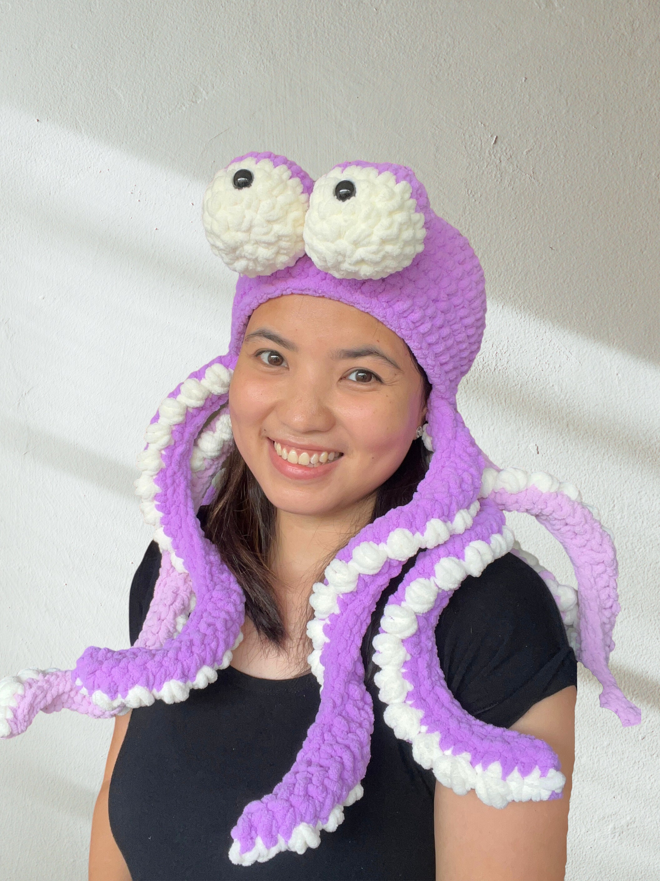 Octopus Hat Crochet Pattern Kids Adults Halloween Costume Crochet Sea ...