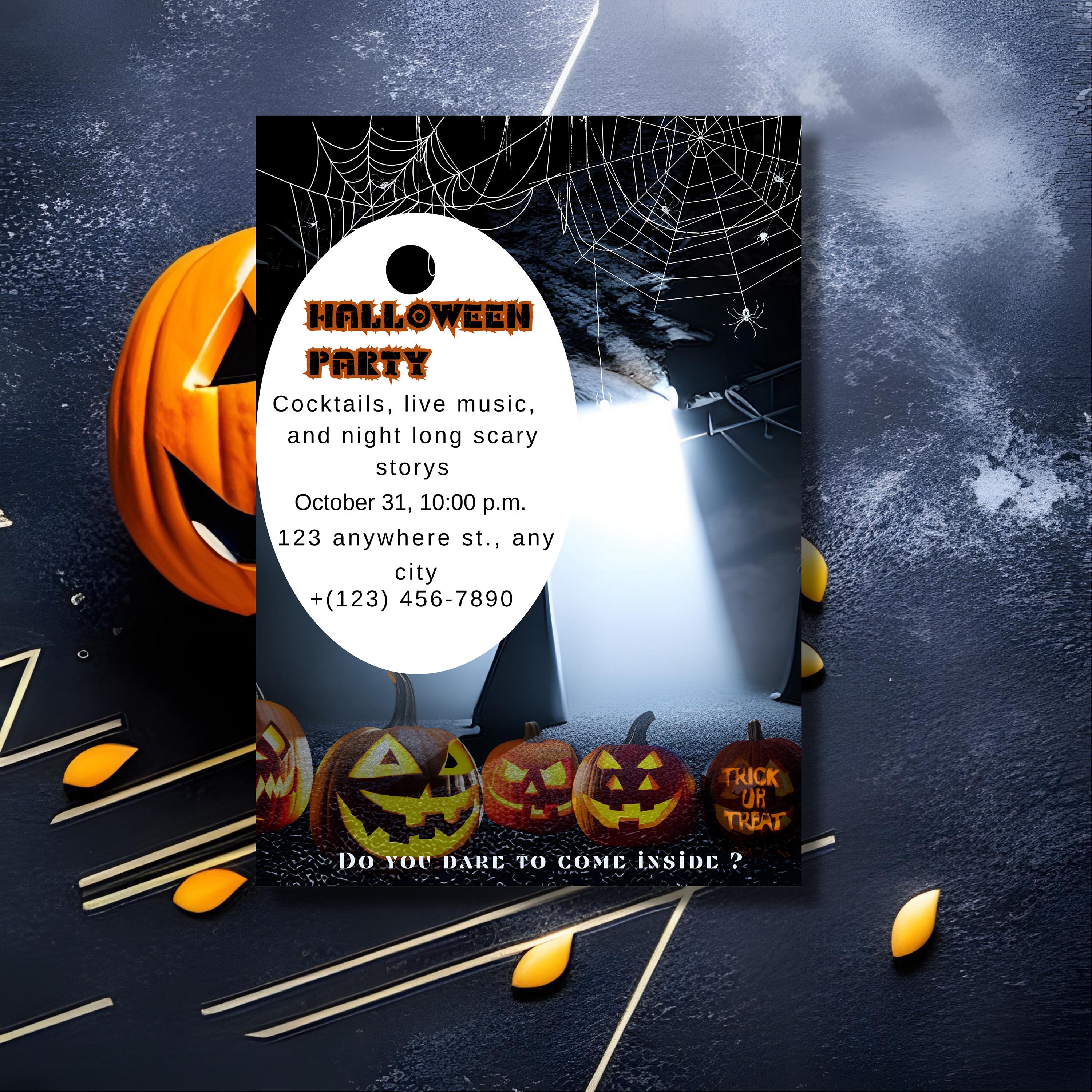 Get Your Halloween Cards for Your Party Before You Start Costume ...