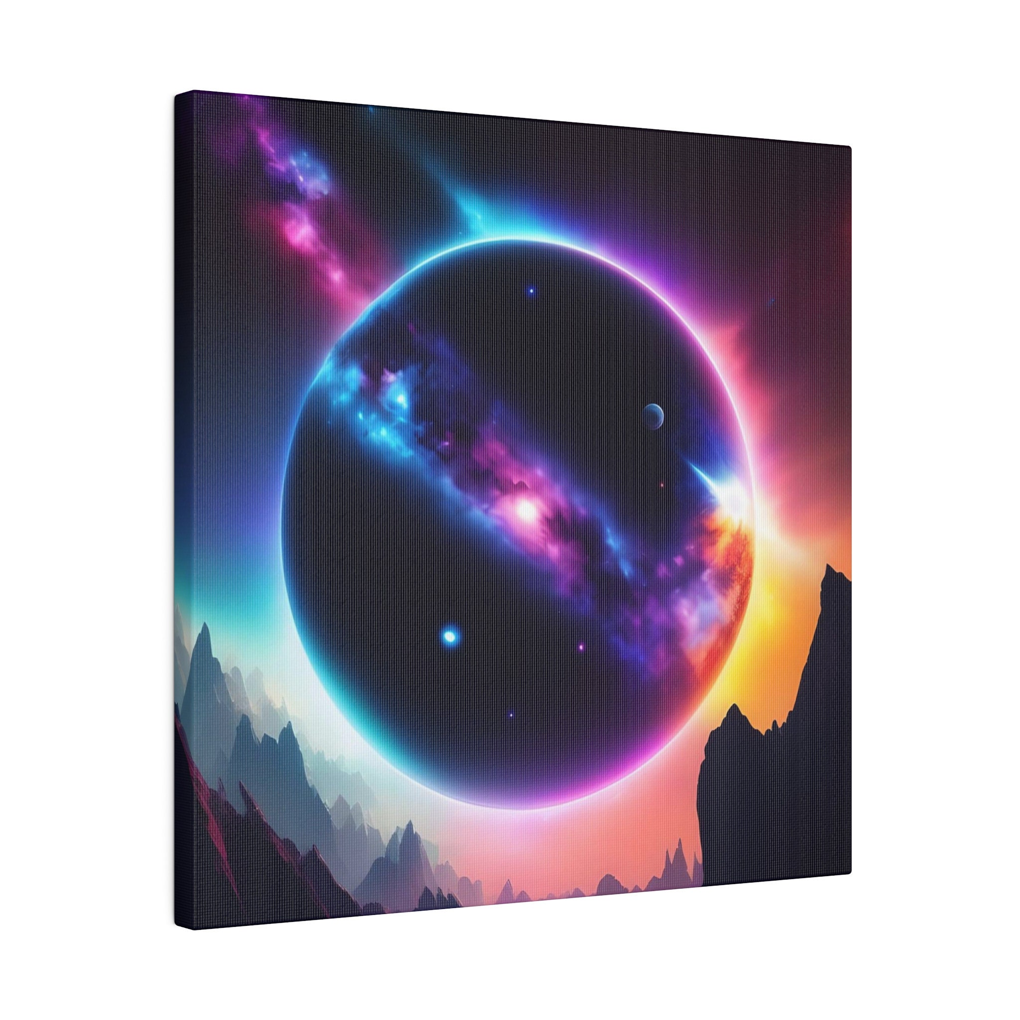 Starry Dreamscape: AI Art Generated Galaxy Matte Canvas - Etsy