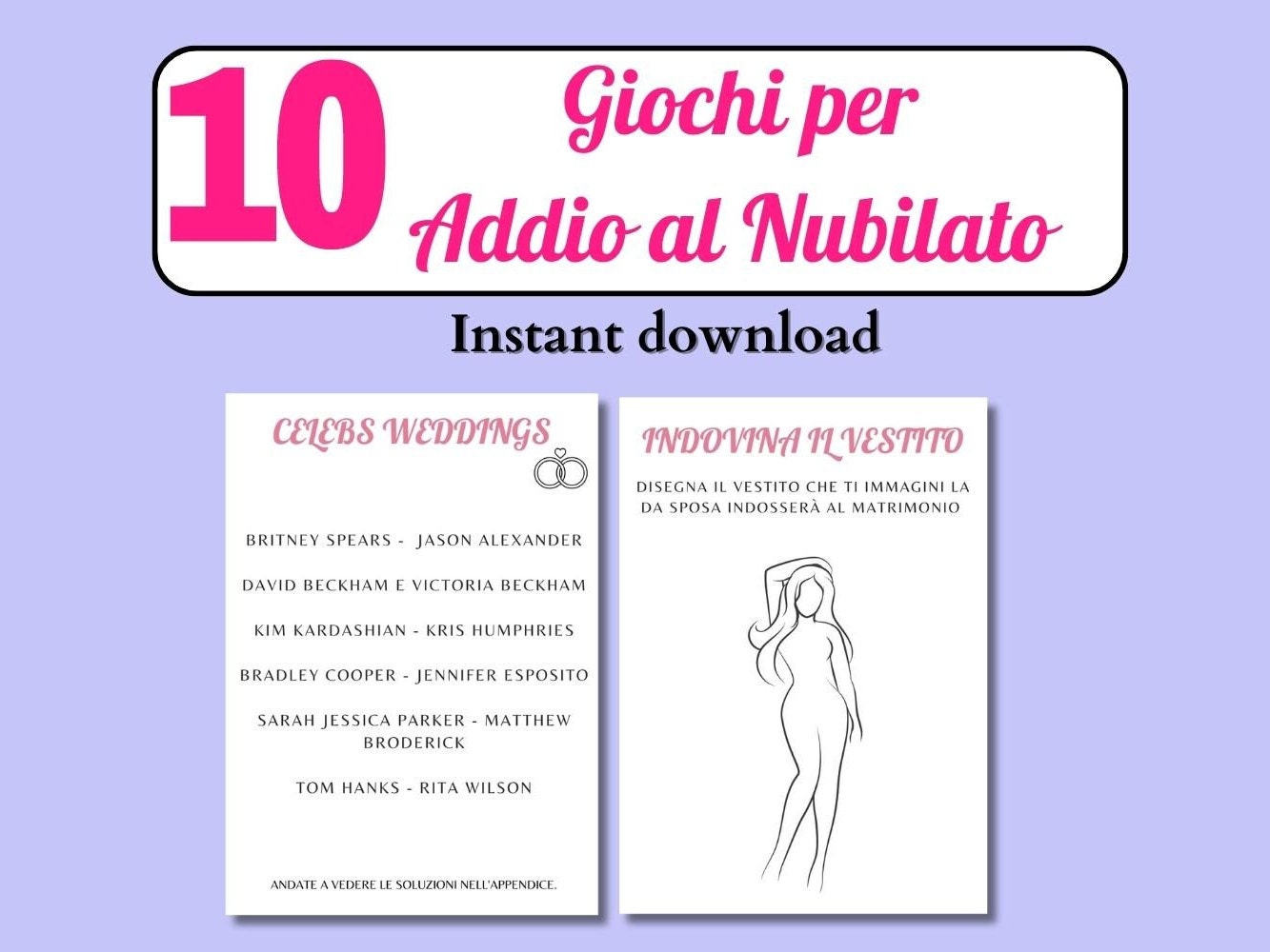 Giochi Addio Al Nubilato Bridal Shower Games Bachelorette - Etsy