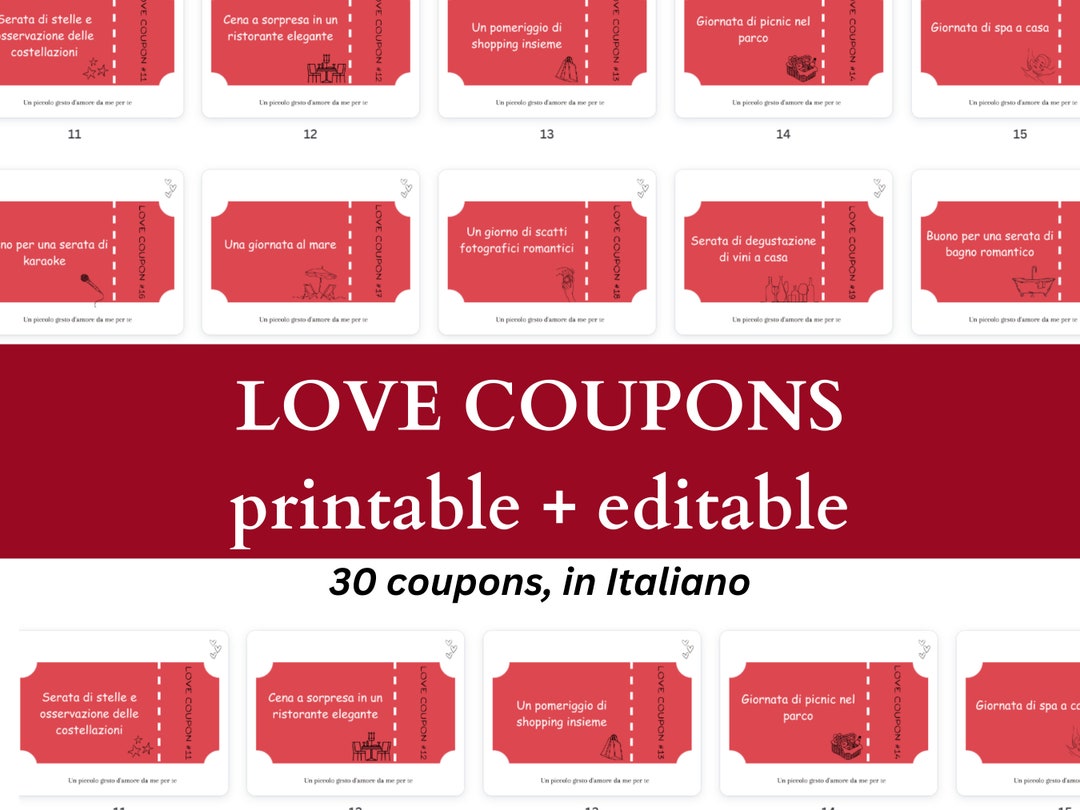 Love Coupons Printable I Love Coupons I Printable Coupons I ...