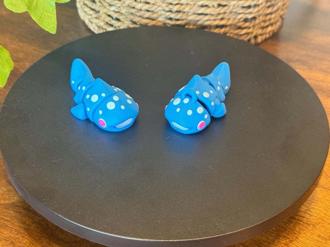 Whale Shark Flexi 3d Printed Articulated Whale Shark Etsy