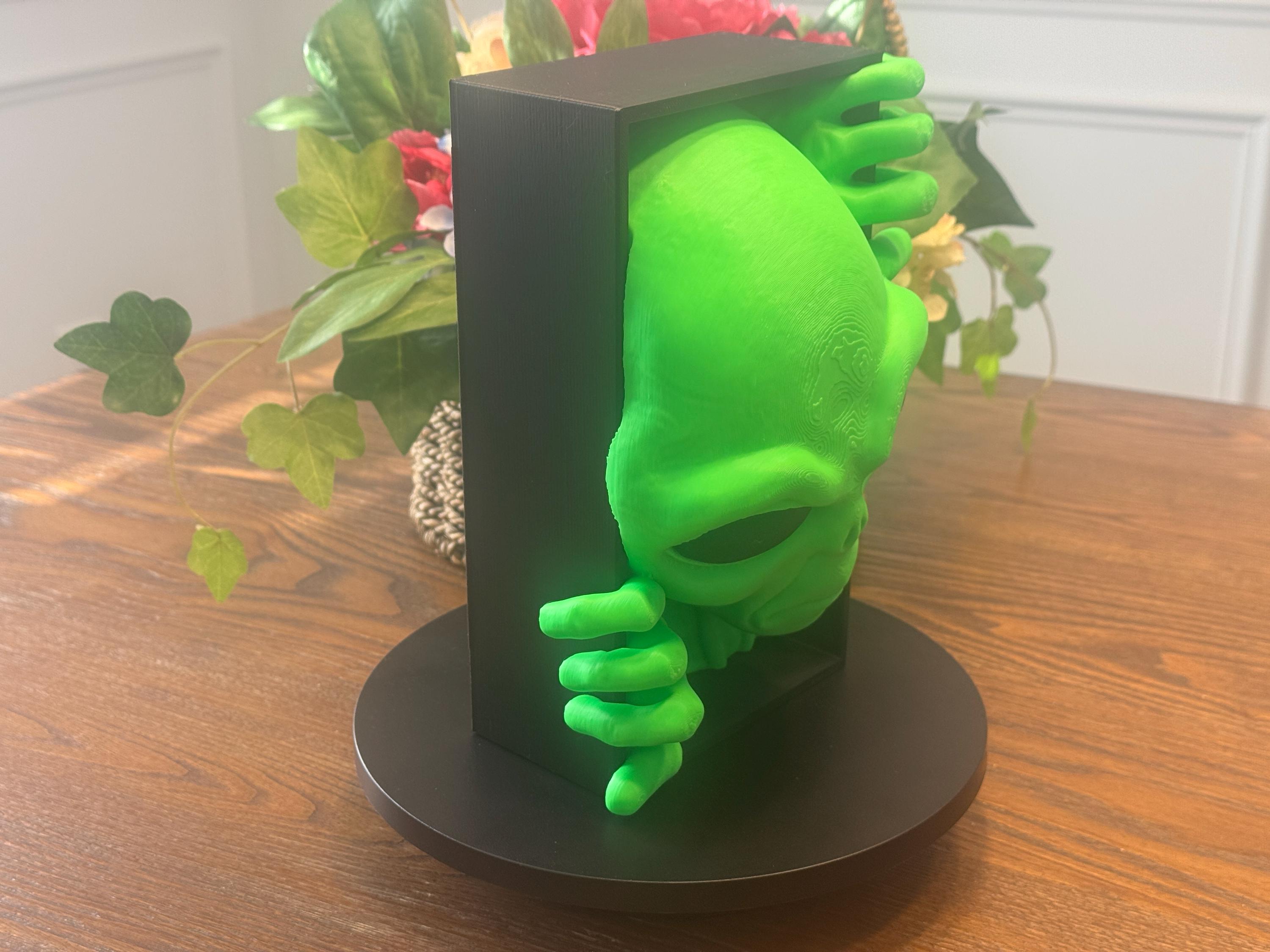 3D Printed Alien Book Nook: Sci-fi Book Insert - Etsy