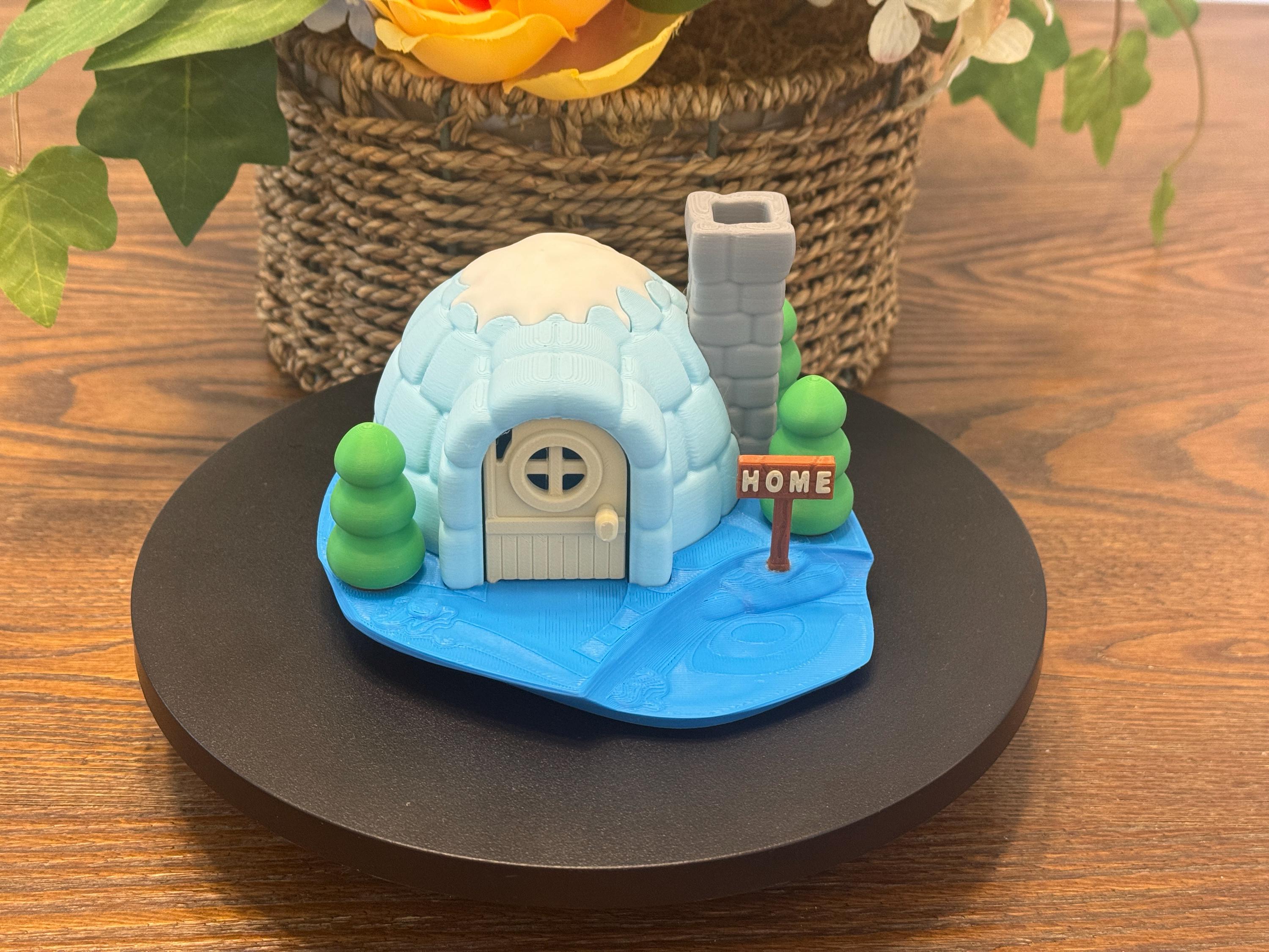 3D Printed Iceberg Igloo House - Etsy