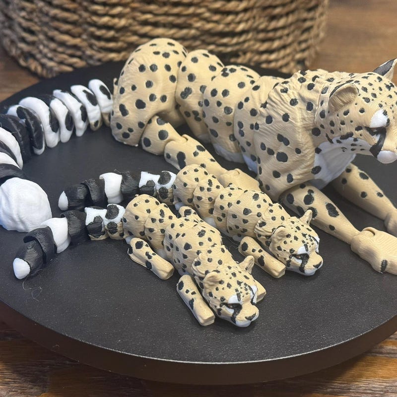 Cheetah Figurines - Etsy
