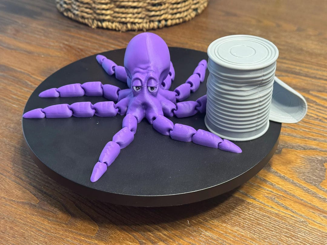 3D Printed Articulated Octopus / Articulated Octopus / Gus the Octopus - Etsy