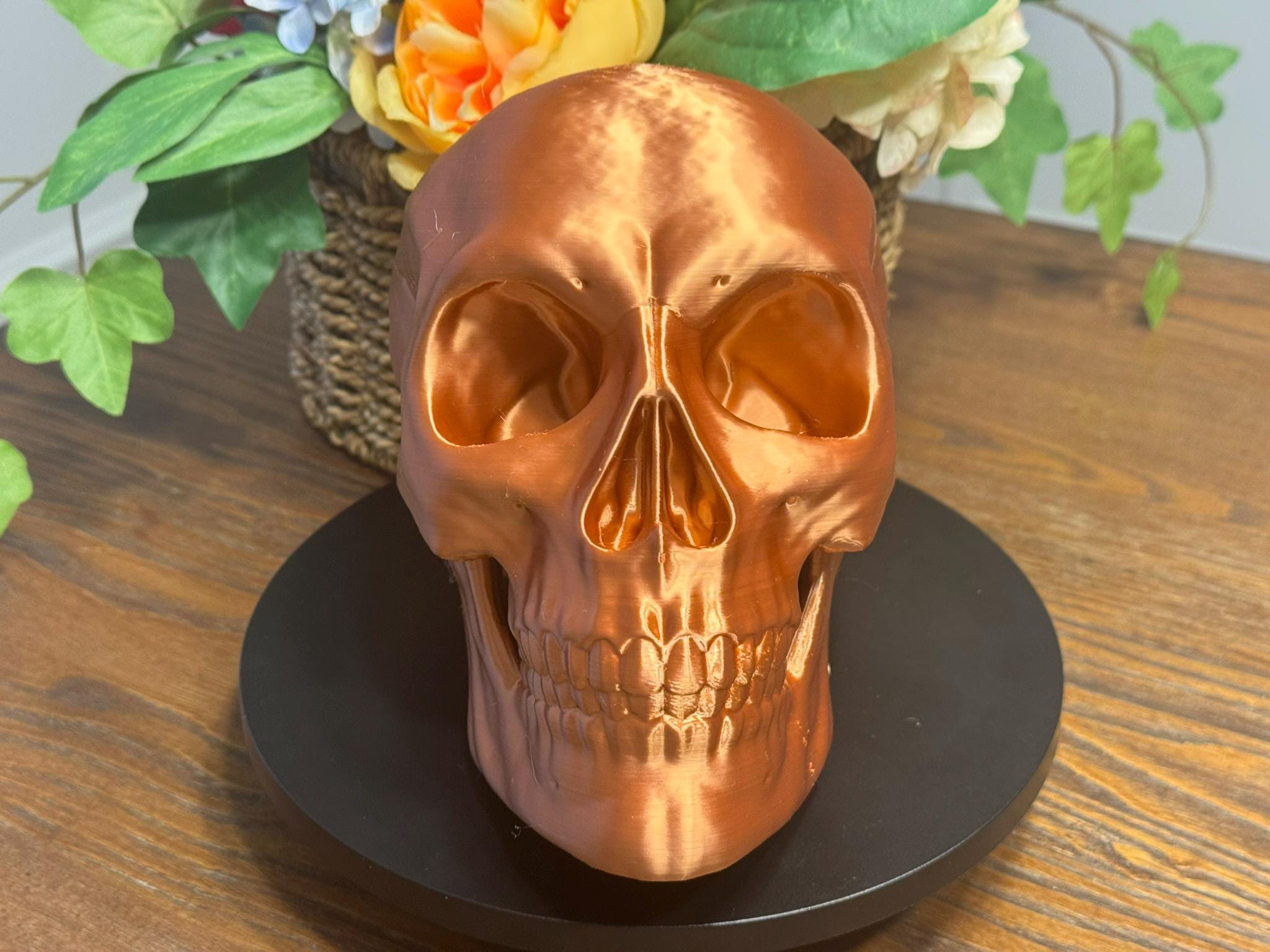 3D Printed Human Skull / Human Skull Headset Headphone Stand - Etsy