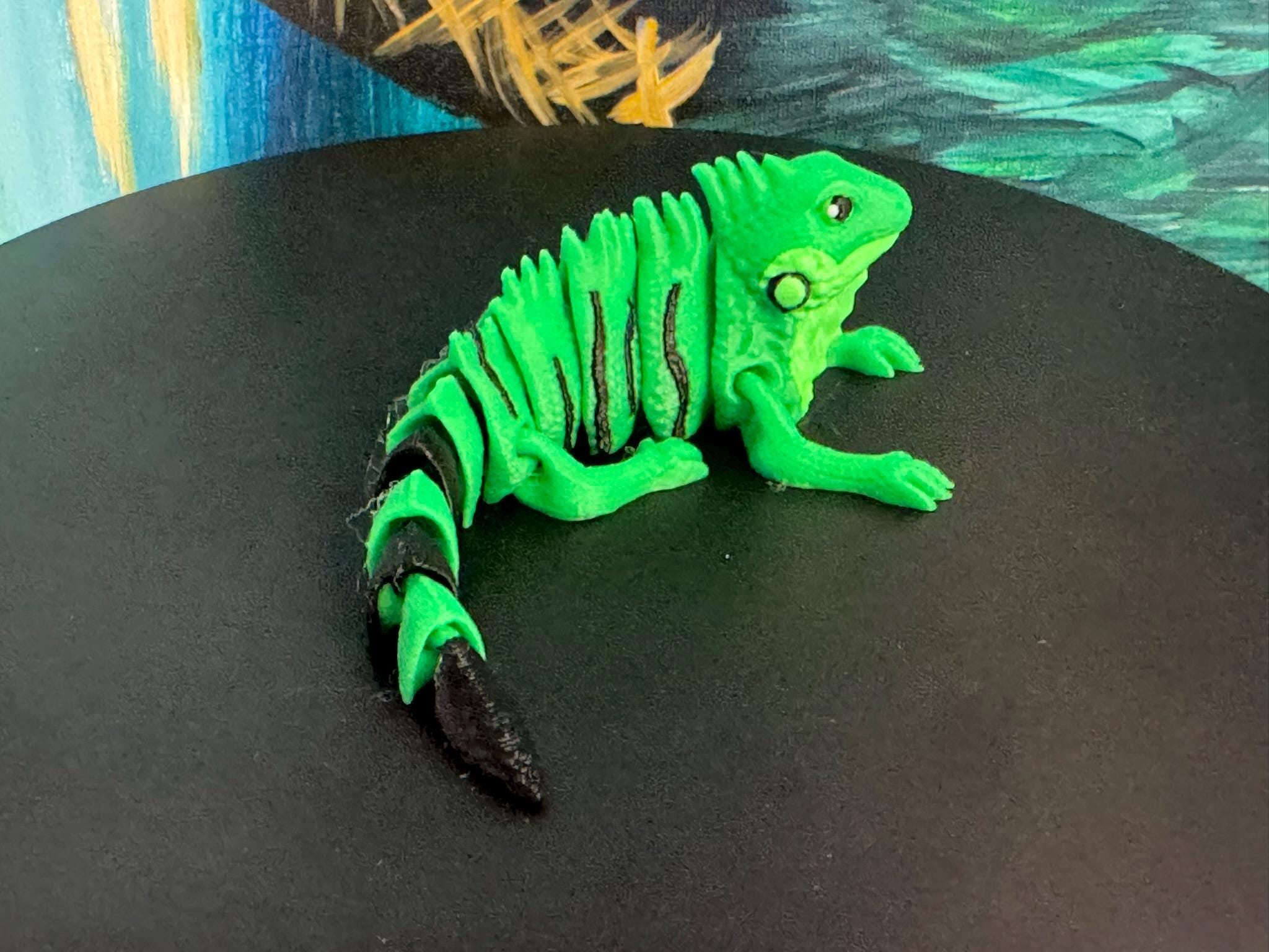 3D Printed Articulated Iguana: Eco-friendly PLA Plastic - Etsy