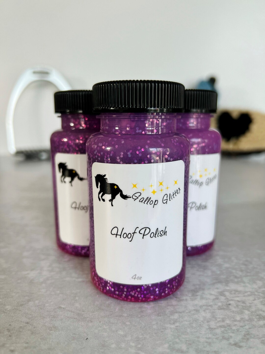 Gallop Glitter - Hoof Polish in PURPLE - Etsy