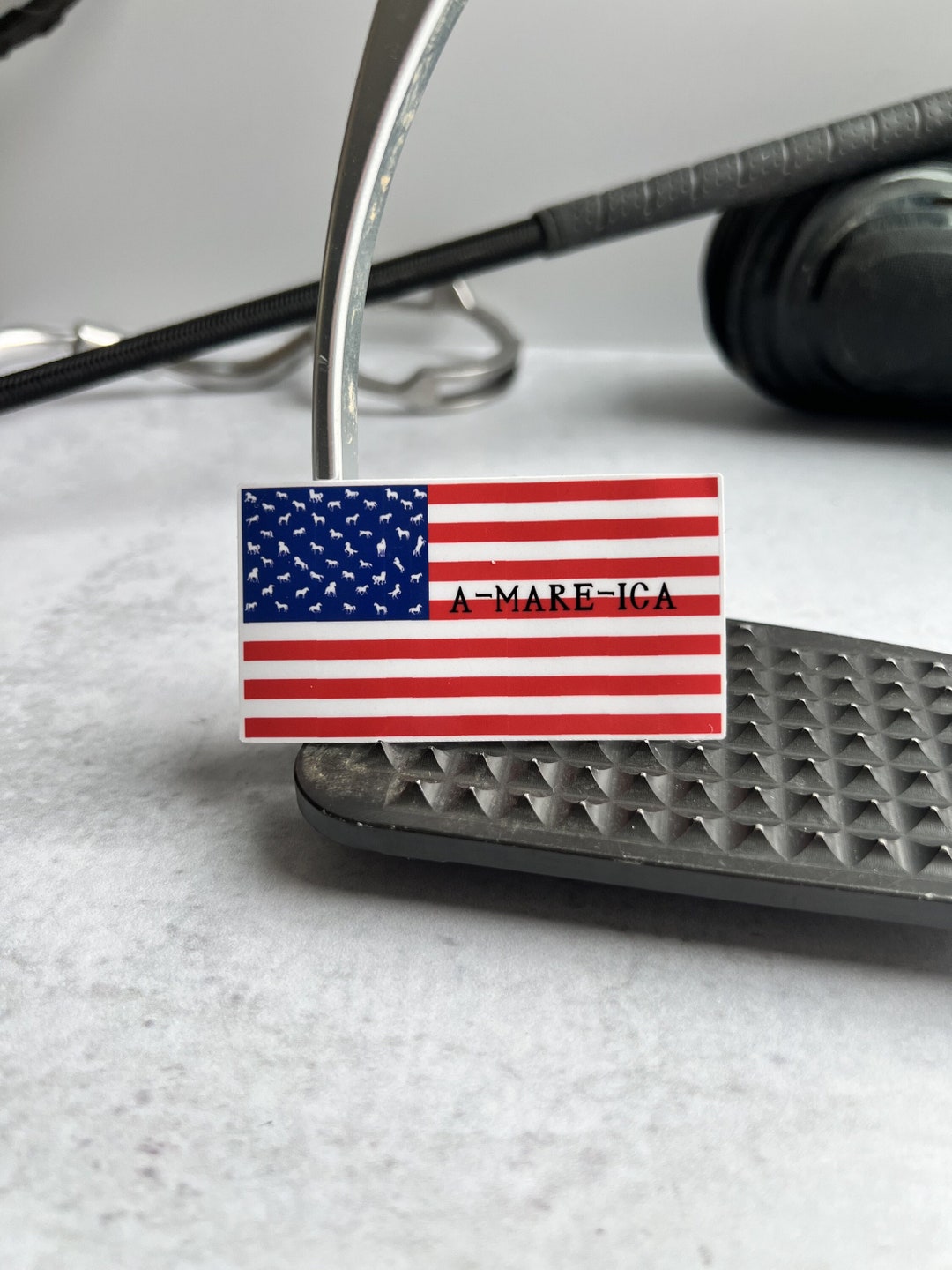 A-mare-ica Sticker - Equestrian Horse Sticker - Etsy