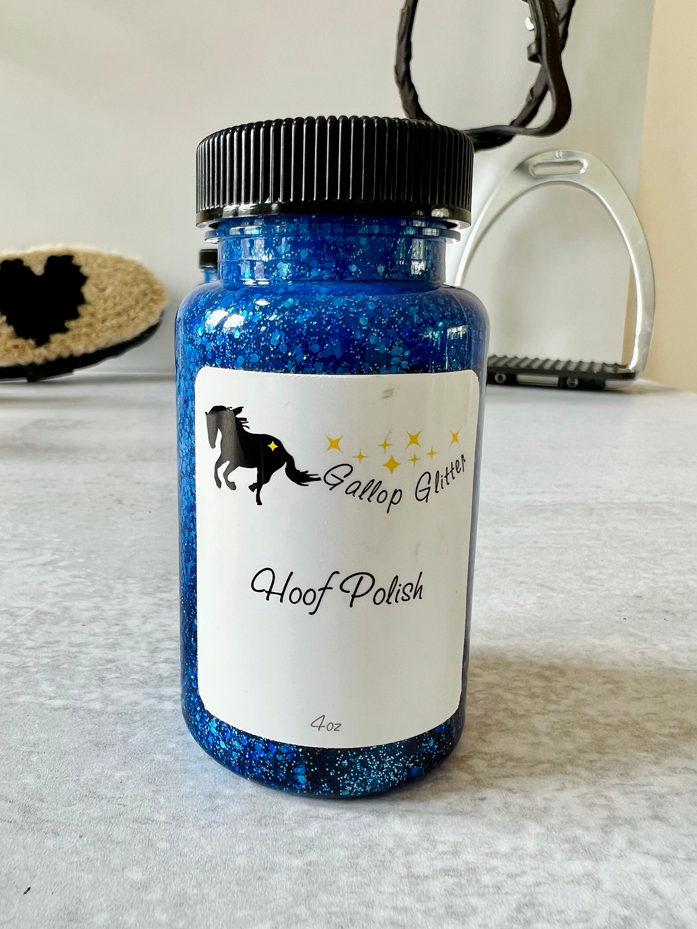 Gallop Glitter Hoof Polish in BLUE - Etsy