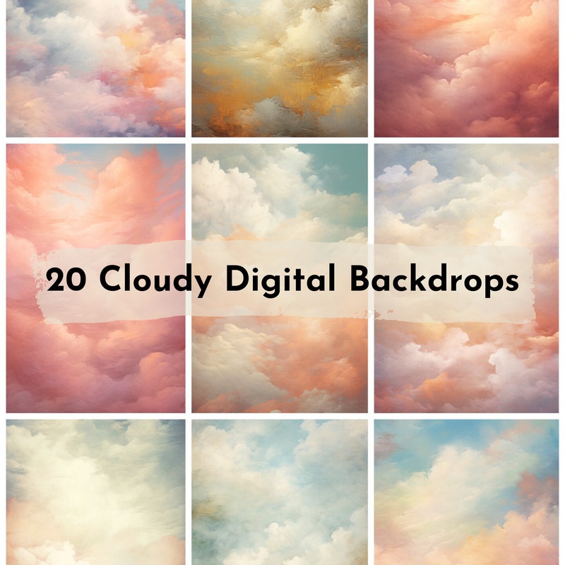 Digital Backdrop - Etsy