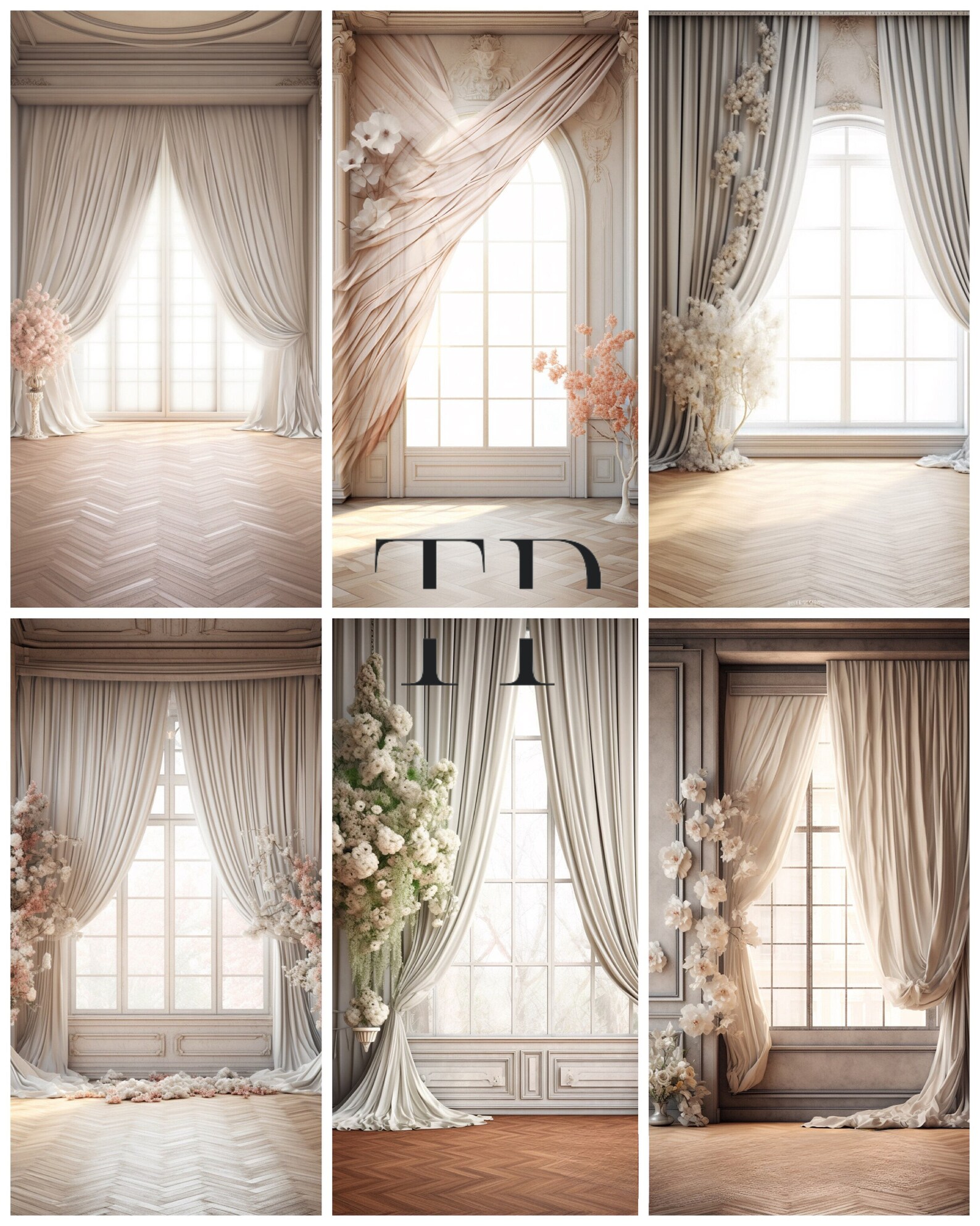 20x White Maternity Digital Backdrops - High-resolution, Photoshop ...