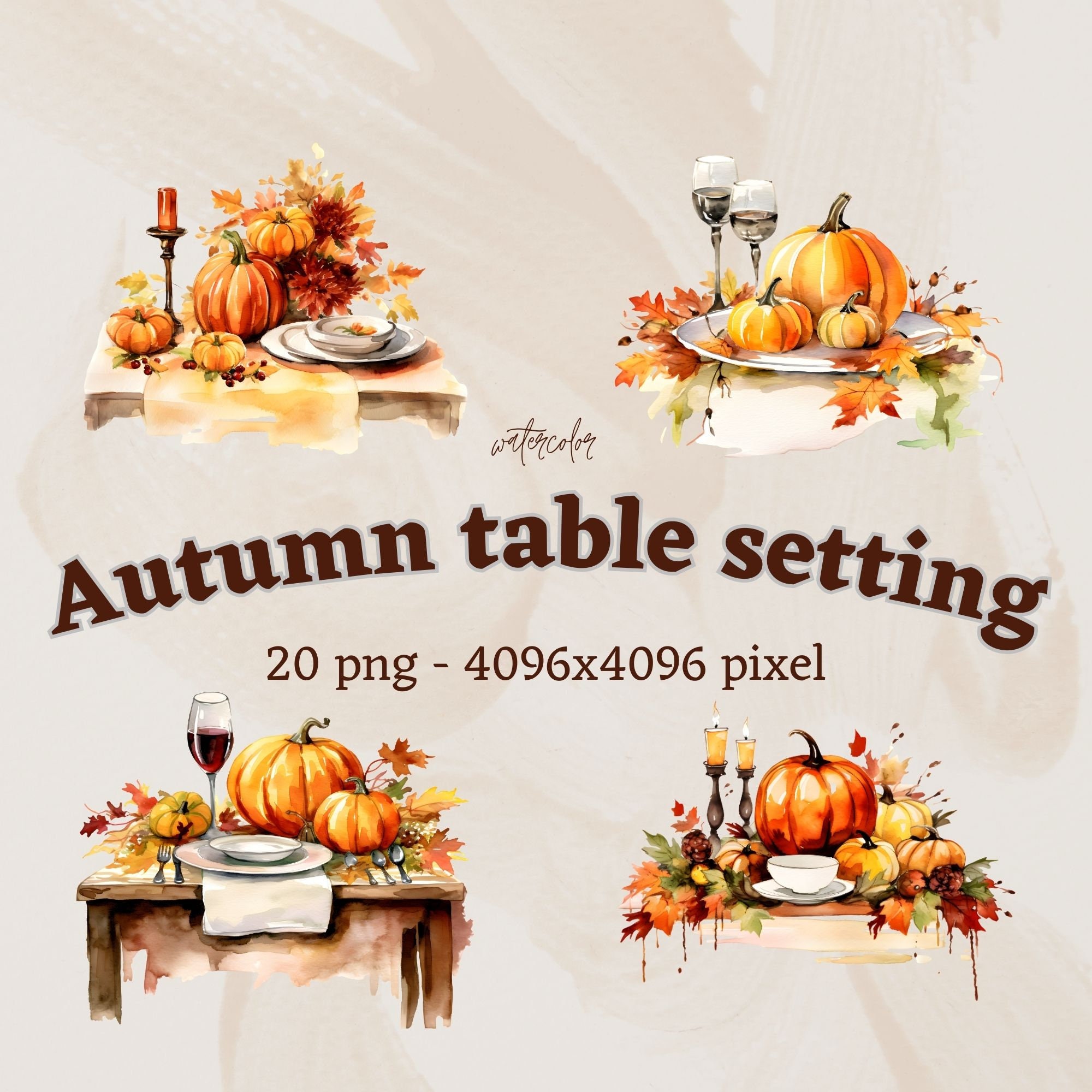 Setting Table Clipart