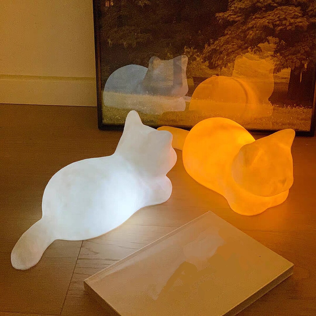 Adorable Glow-in-the-dark Cat Night Light: Creative, Practical, and ...