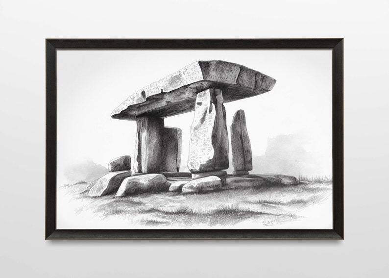 Pencil Dolmen Model 4 DIGITAL PRINT, Wall Art, Drawing, Artistic - Etsy