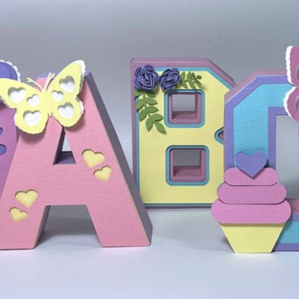 3d Letters - Etsy