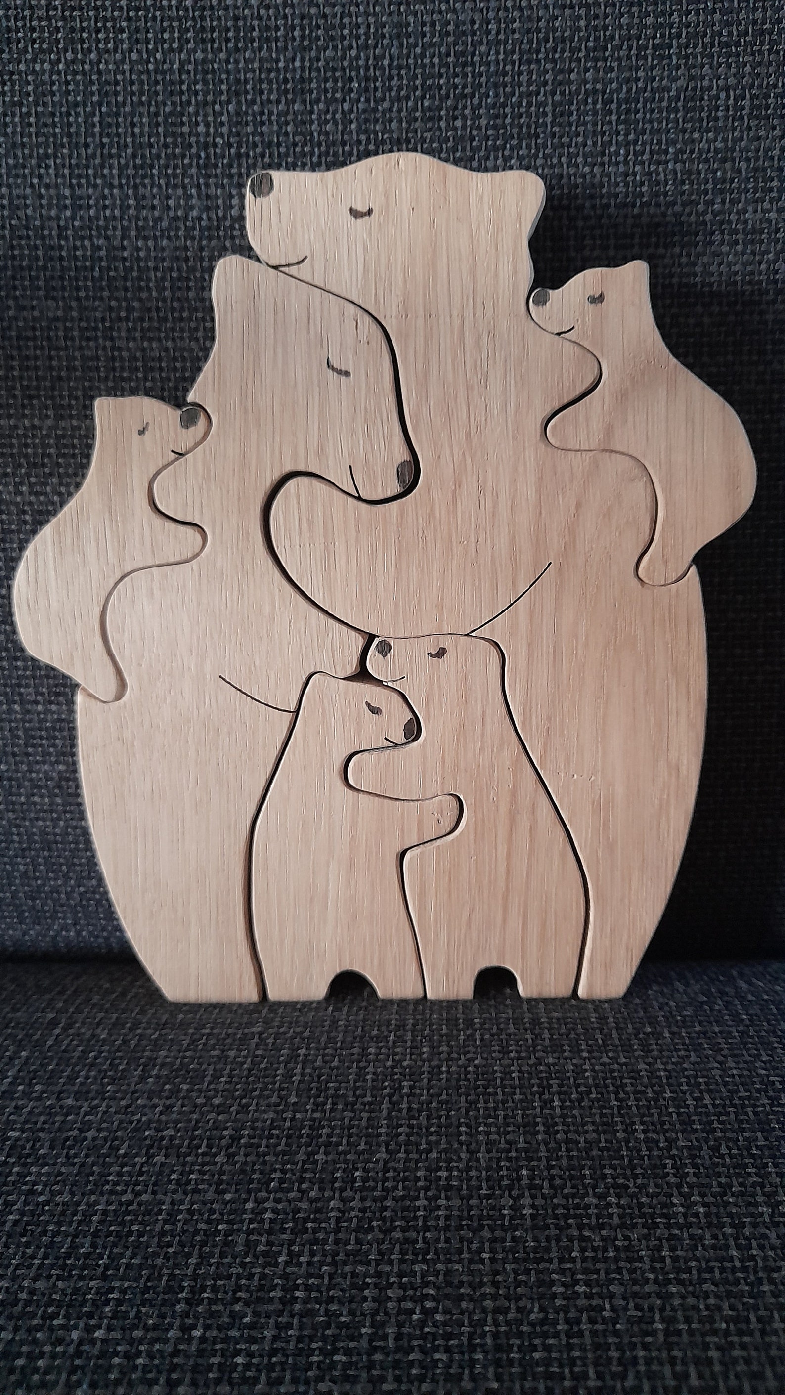 Scrollsaw Pattern, Wooden Hugging Bears, Download, Family of 2, 3, 4, 5 ...