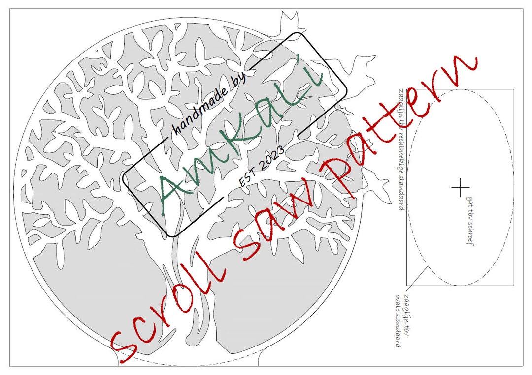 Scrollsaw Pattern, Wooden Tree of Life, Birds, Wall Decoration ...