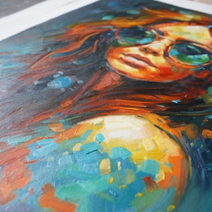 Custom Oil Painting on Canvas, Commission Portrait From Photo, Original ...