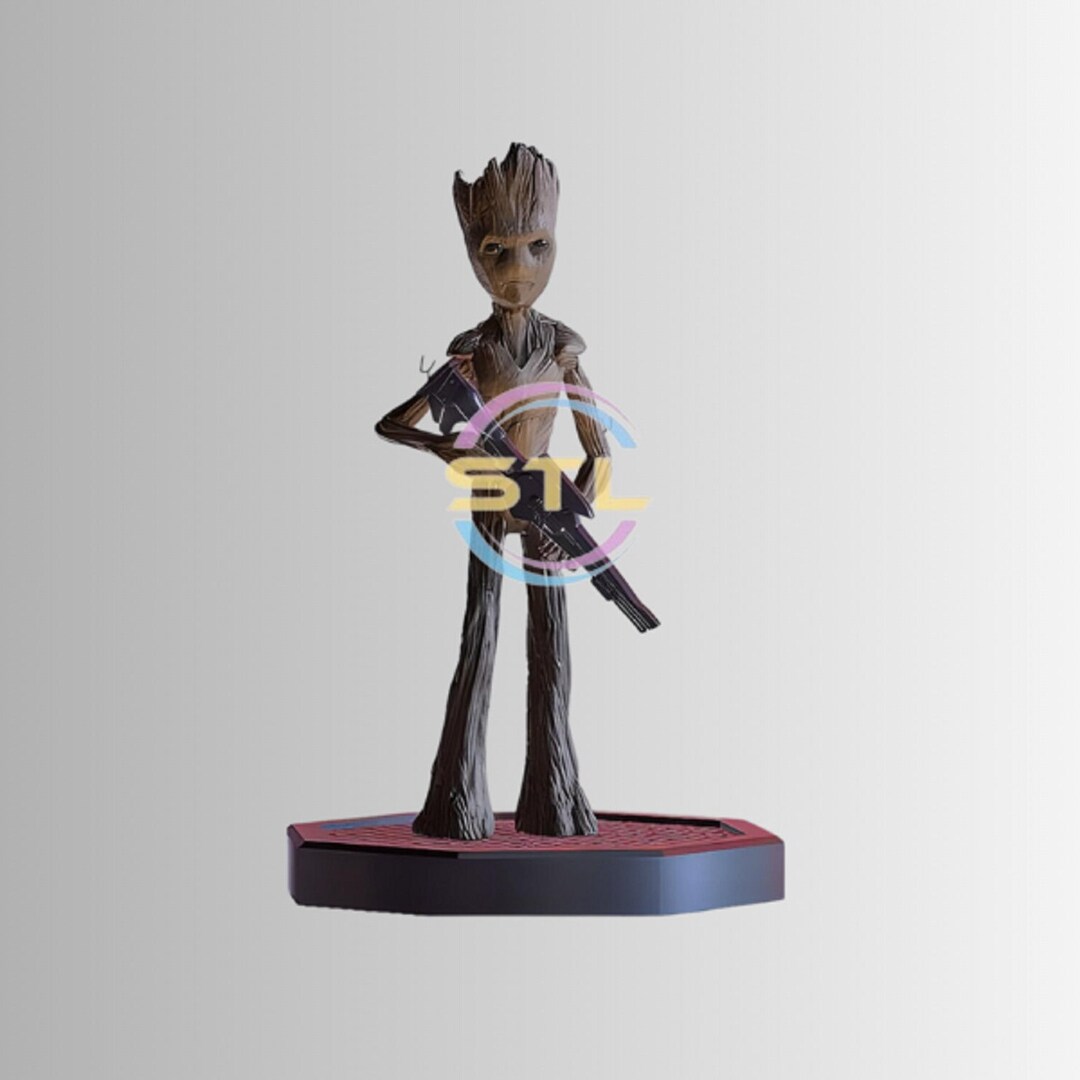 Teenage Groot STL, 3D Digital Printing STL File for 3D Printers, 3D ...