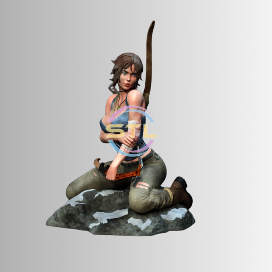 Tomb Raider STL, 3D Digital Printing STL File for 3D Printers, 3D Model ...