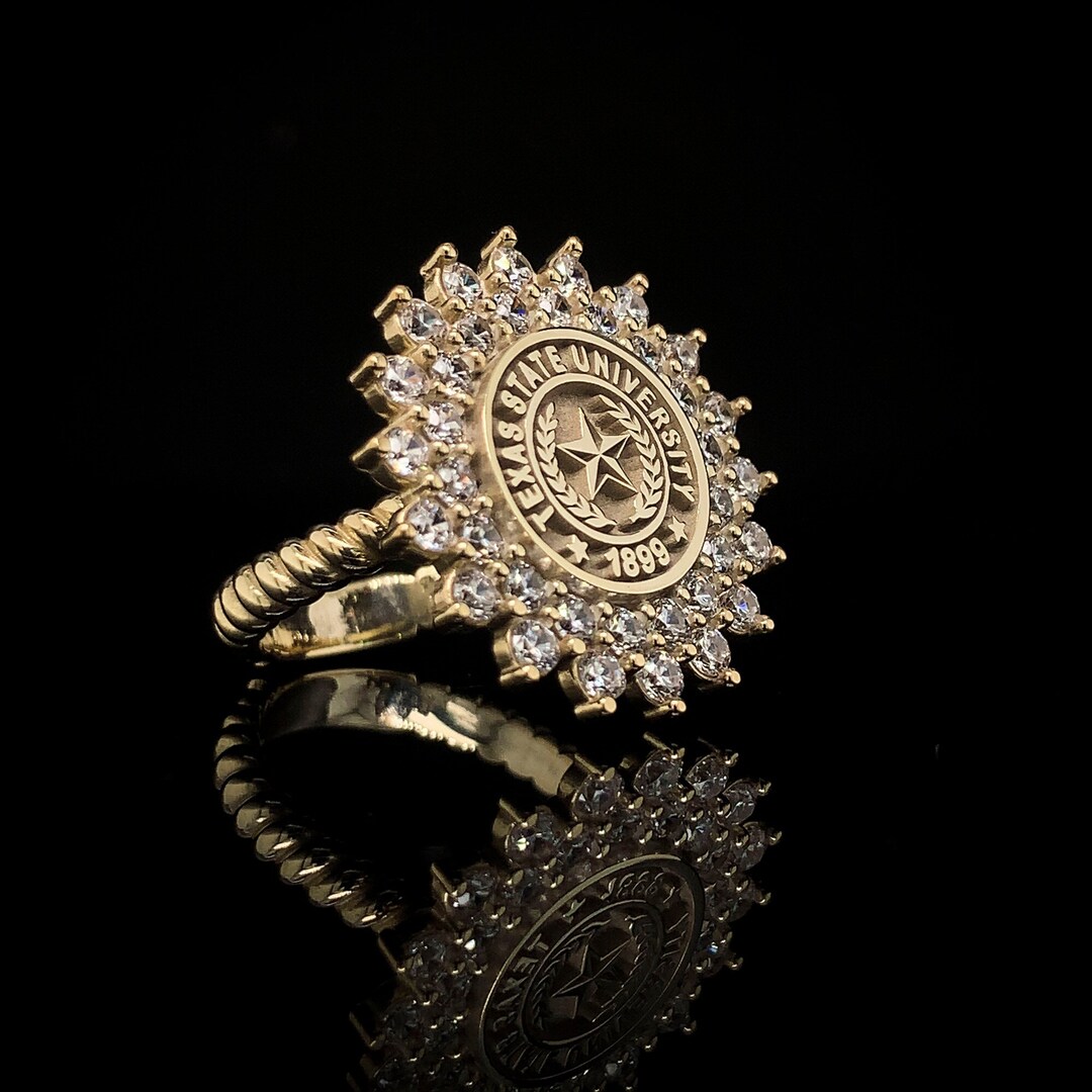 Custom College Class Ring for Men or Women – Personalized Graduation ...