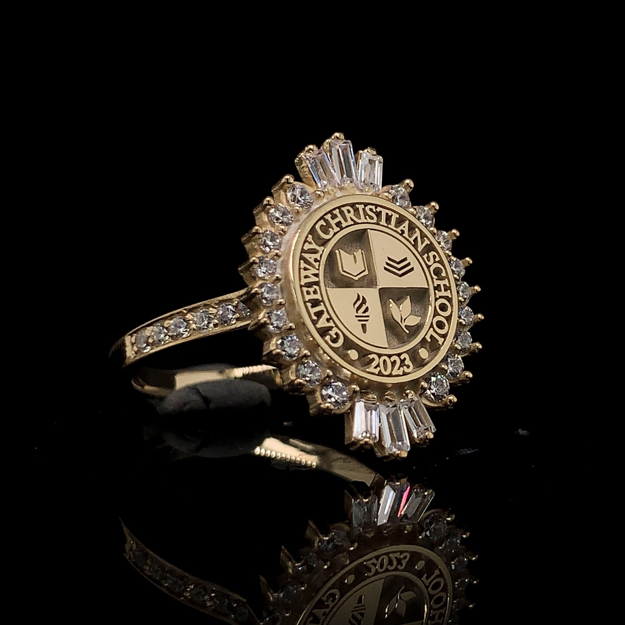 College Ring, University Ring, Graduation Gift, Graduation Ring, Woman ...