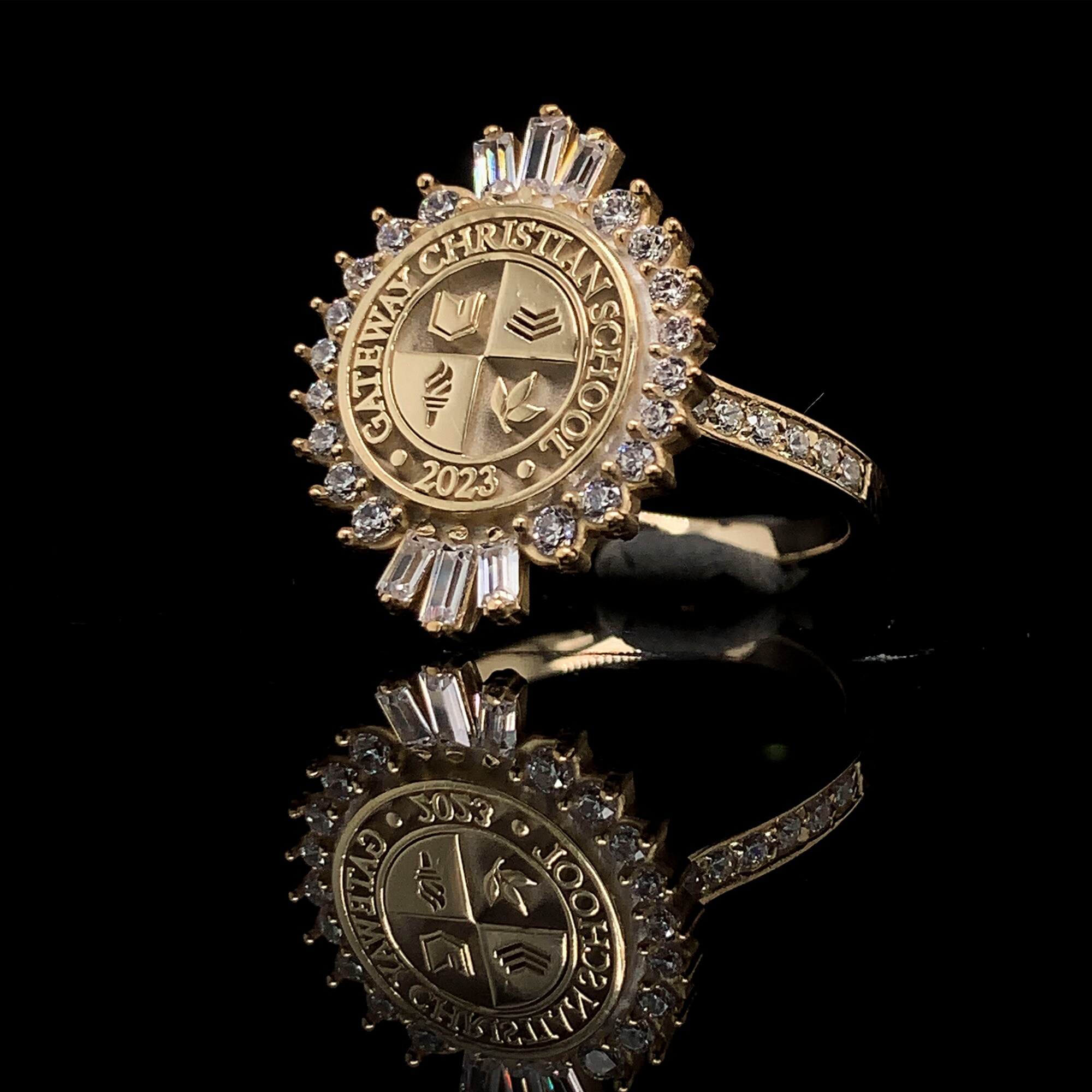 College Ring, University Ring, Graduation Gift, Graduation Ring, Woman ...