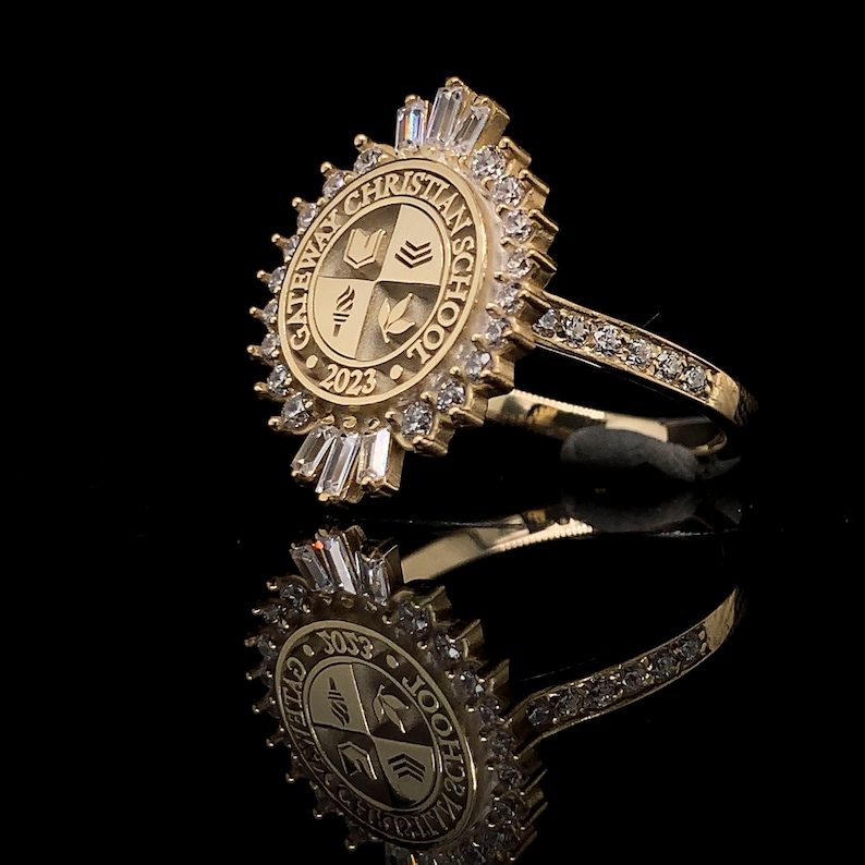 College Ring, University Ring, Graduation Gift, Graduation Ring, Woman ...