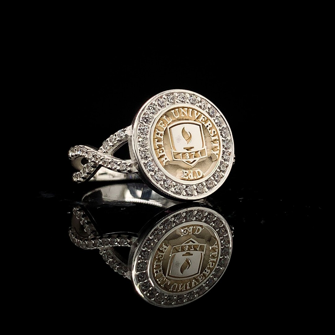 Solid Gold College Class Rings, Women's Class Ring, Gold Graduation ...