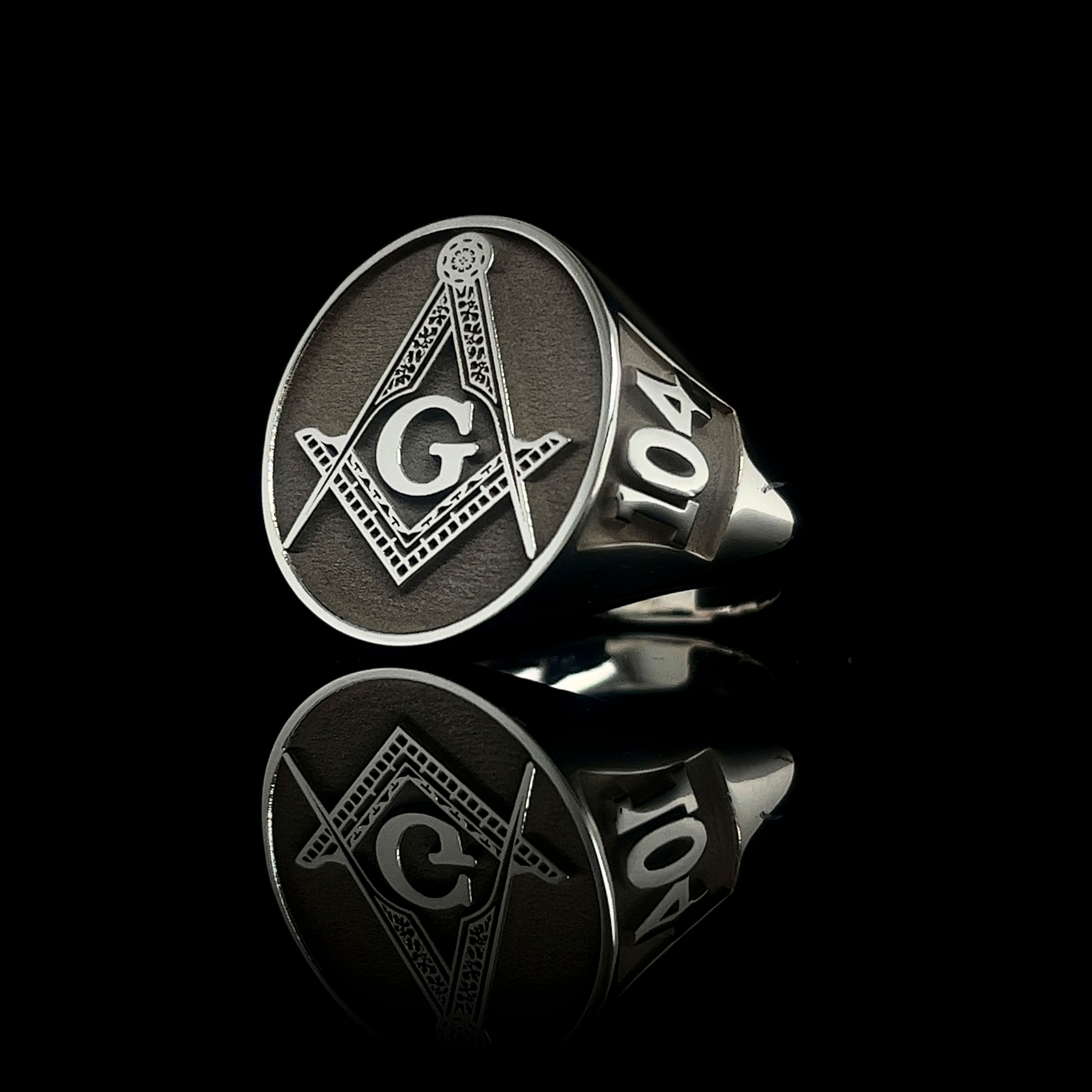 Masonic Rings With Lodge Number, Freemason Ring, Masonic Rings, Master ...