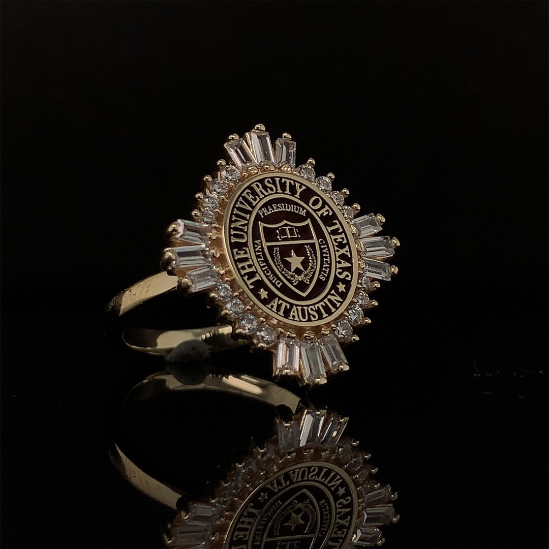 Graduation Class Ring for Women, Custom University Ring 2025 ...