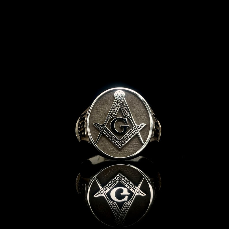 Masonic Rings With Lodge Number, Freemason Ring, Masonic Rings, Master ...