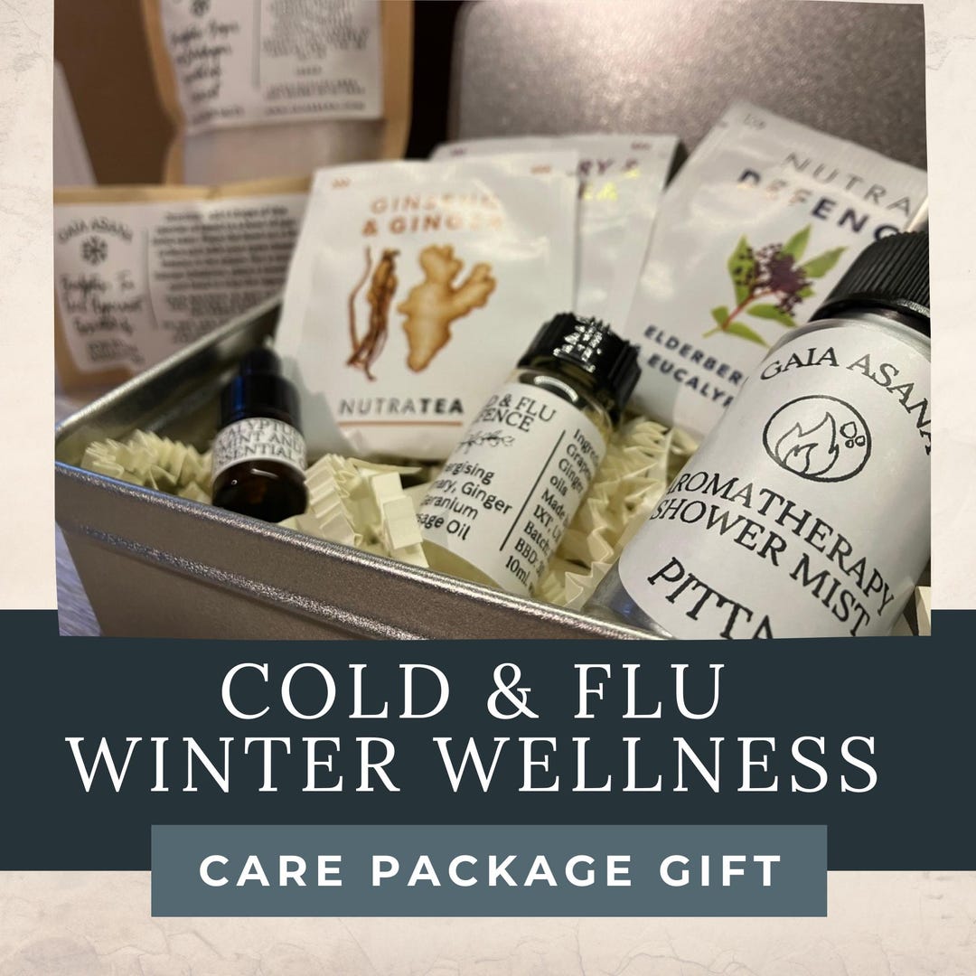 Cold and Flu Care Package Gift Cold and Flu Defence Kit Winter Wellness ...